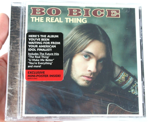 BO BICE THE REAL THING HYPE STICKER MINI POSTER MUSIC CD [NEW SEALED ...