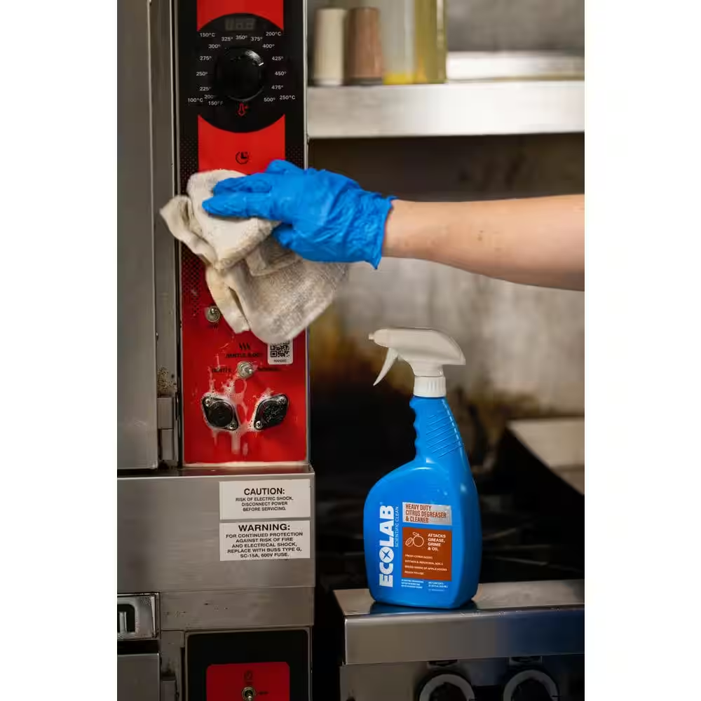Ecolab Heavy Duty Citrus Degreaser Cleaner Grease Professional 1 Gallon ...