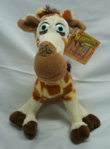 Russ MADAGASCAR MELMIN THE GIRAFFE 9" Plush STUFFED ANIMAL Toy NEW With ...