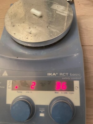 IKA RCT basic safety control hotplate/ stirrer digital magnetic hot plate vh | eBay UK