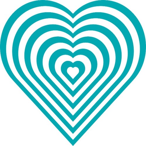30 Custom Turquoise Echo Heart Personalized Address Labels | eBay