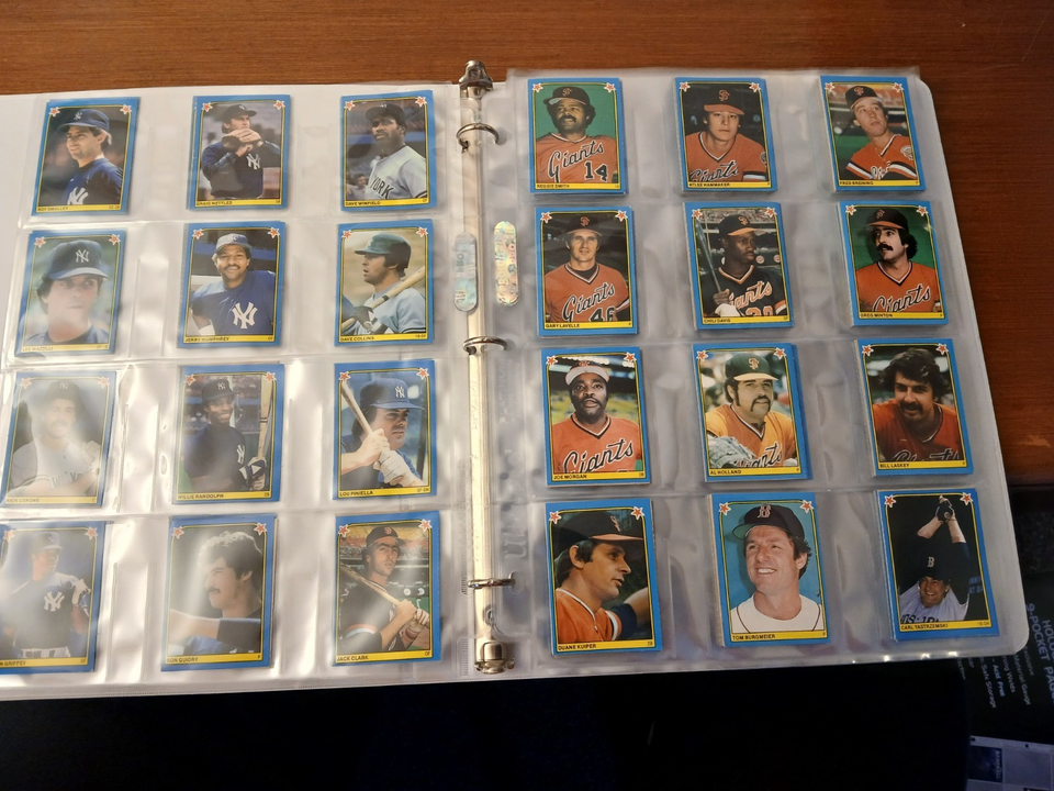 1983 Fleer Baseball Sticker Complete Set ( 270 ) NR.MT. + 27 Team ...