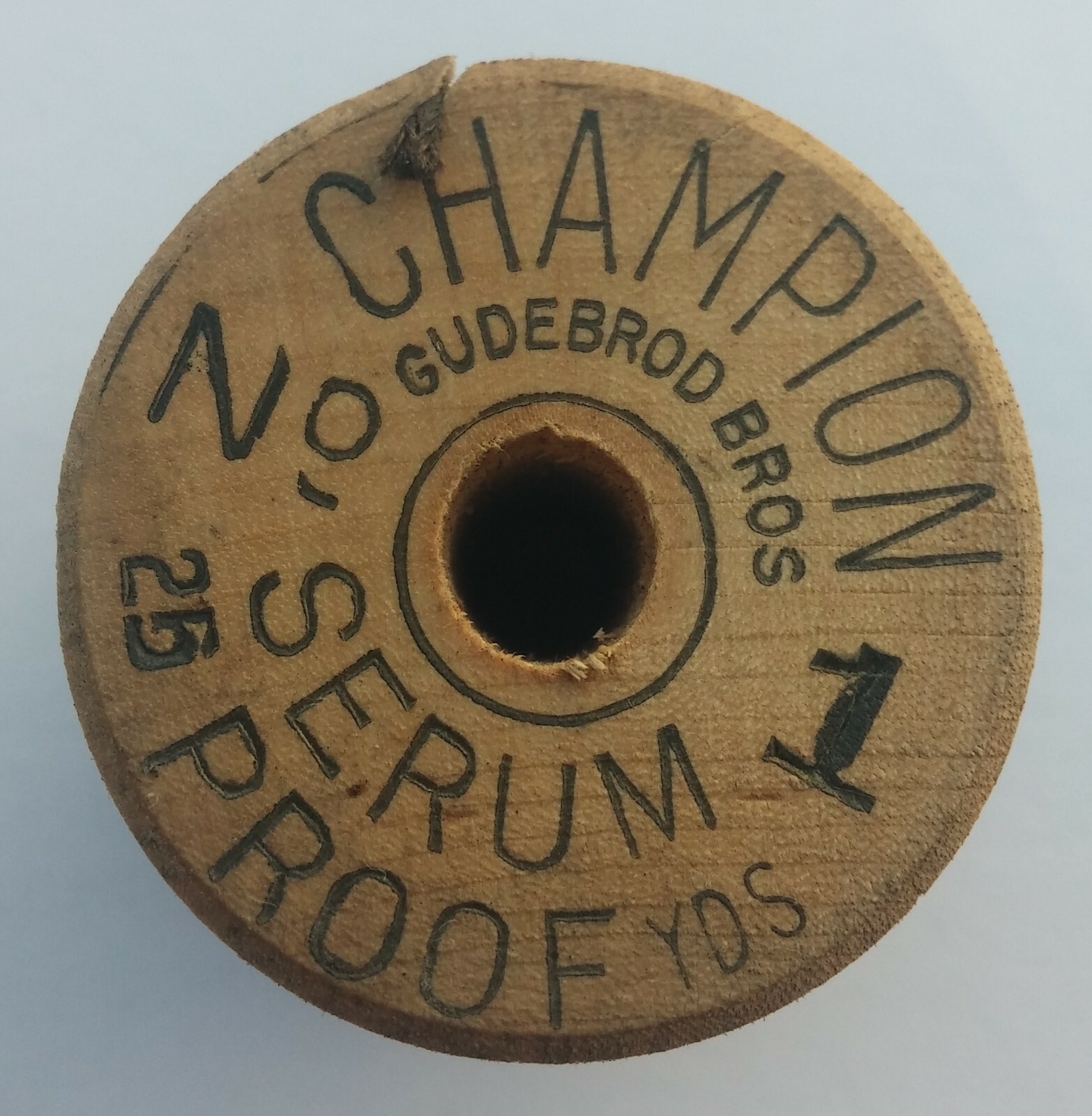 WWII - Gudebrod Silk Thread on Wooden Spool | eBay