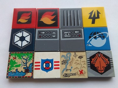 LEGO PRINTED TILES DECORATED (SIZE 2X2) | eBay