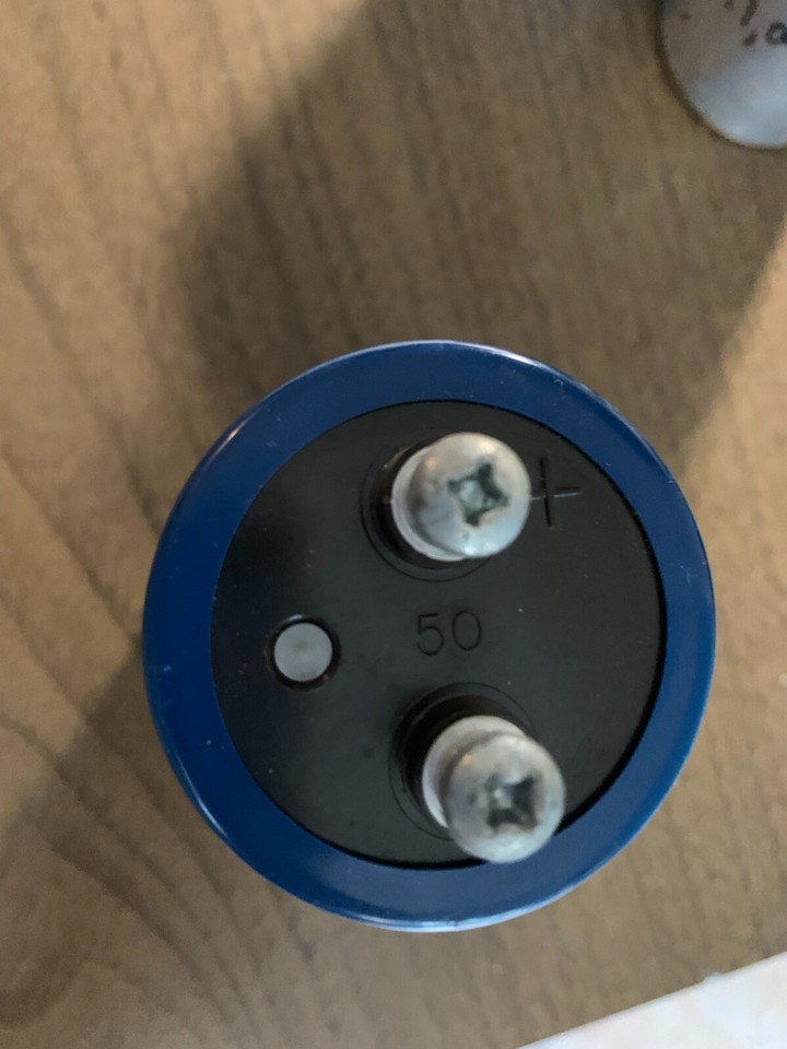 GE/CAPACITOR TECHNOLOGY 10,000uF 50VDC Electrolytic Capacitor 85C Screw ...
