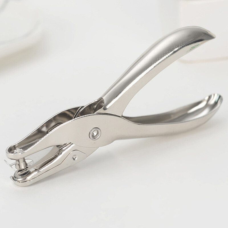 3/6mm Hole Puncher Portable Single Hole Punch Paper Material School ...