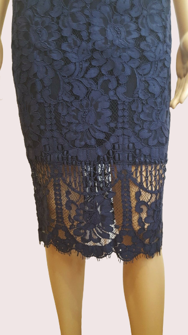 Lipsy VIP Navy Lace Midi Dress UK 12 LN029 ii 10 | eBay UK