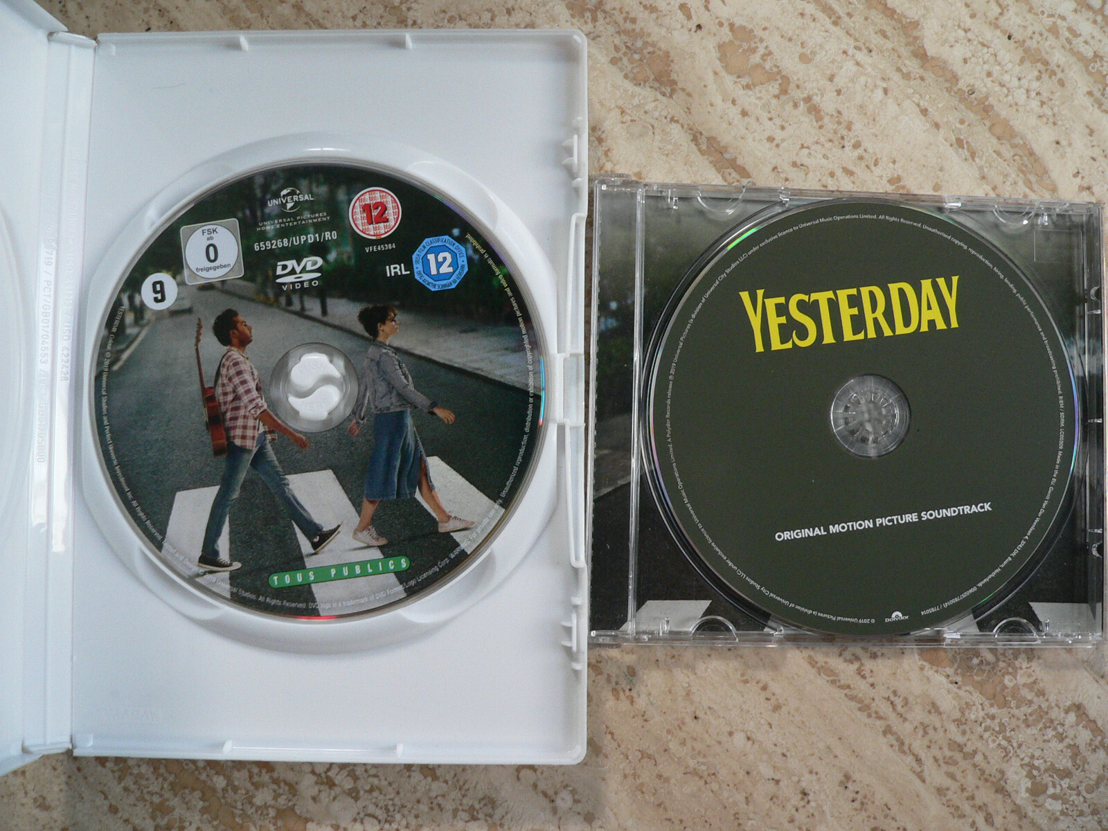 Yesterday DVD (2019) Himesh Patel, Boyle (DIR) cert 12 + Soundtrack ...