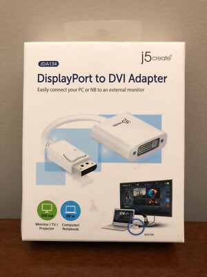 j5create Display Port to DVI Adapter JDA134 | eBay