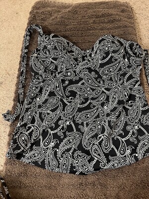 VS tankini set, 36 A top, S bottom black and gray. | eBay