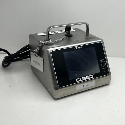 Climet CI-450 Cleanroom Portable Airborne Particle Counter, See Details ...