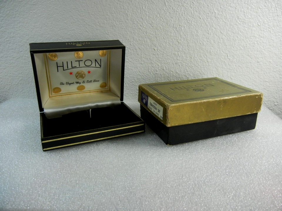 Vintage HILTON Contessa 25 Jewel 14K Gold Ladies Watch Original ...