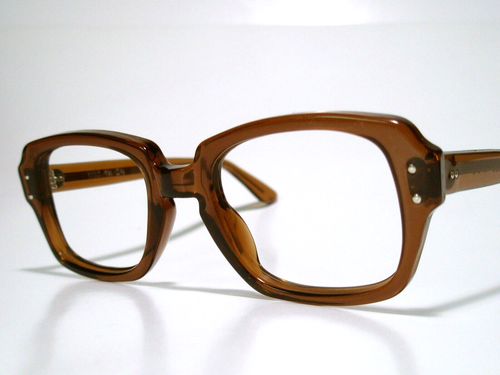 NOS USGI Issue BCG's USS Size 48-20 Brown Sunglasses/ Eyeglasses Frame Vintage | eBay