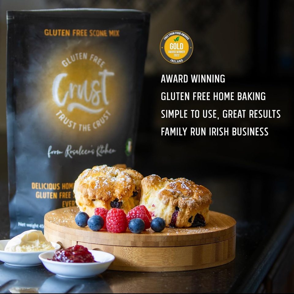 Gluten Free Scone Mix by CRUST - Easy-To-Bake Fluffy, Buttery Scones ...