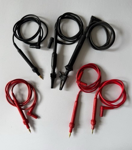 4 x Robin 1KV Cat III and 2 x 10 Amp 600 Volt Test Leads. | eBay UK