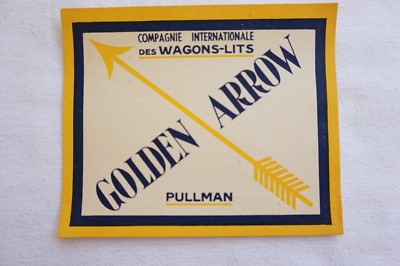 1930's Pullman Golden Arrow Internationale Des Wagon Lits Railway ...