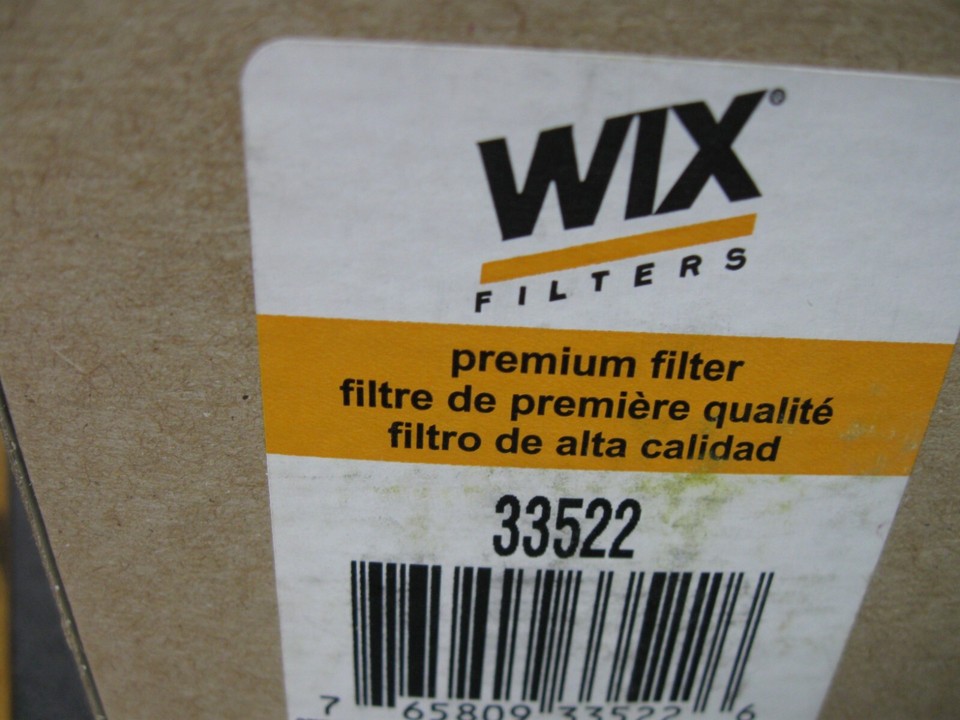 Wix 33522 Fuel Filter Replaces AC DELCO TP630 BALDWIN BF7546 FLEETGUARD ...