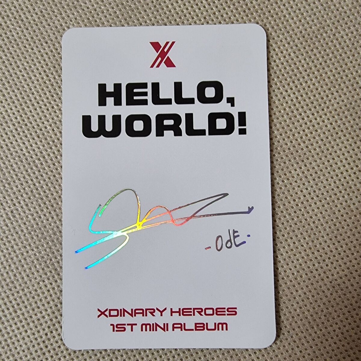 Xdinary Heroes - X 1st Mini Album Hello, world! Official Xdinary Heroes - X 1st Mini Album Hello, world! Official