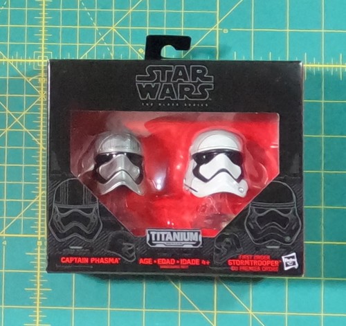 Star Wars Black Series. Titanium Series Helmets 02. Phasma & First ...