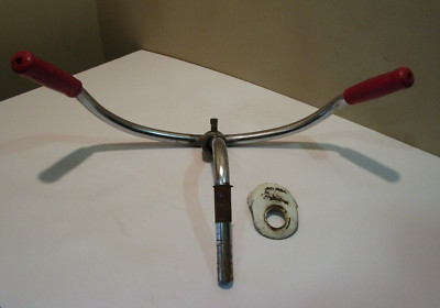 VINTAGE TRICYCLE HANDLE BARS WITH GRIPS FROM A HEDSTROM BIKE | eBay