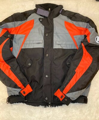 Arlen Ness Motorcycle Jacket Large With PROTECTION Gear Red, Gray ...