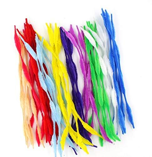 Pipe Cleaners Craft Chenille Stems with Bumps 100 pcs Multicolour ...
