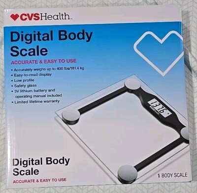 DIGITAL BODY SCALE Cvs health | eBay