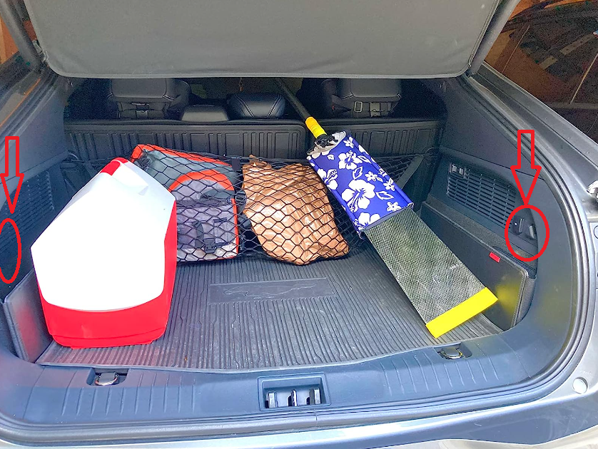 Envelope Style Middle Trunk Mesh Cargo Net for Ford Mustang Mach-E 2021 ...