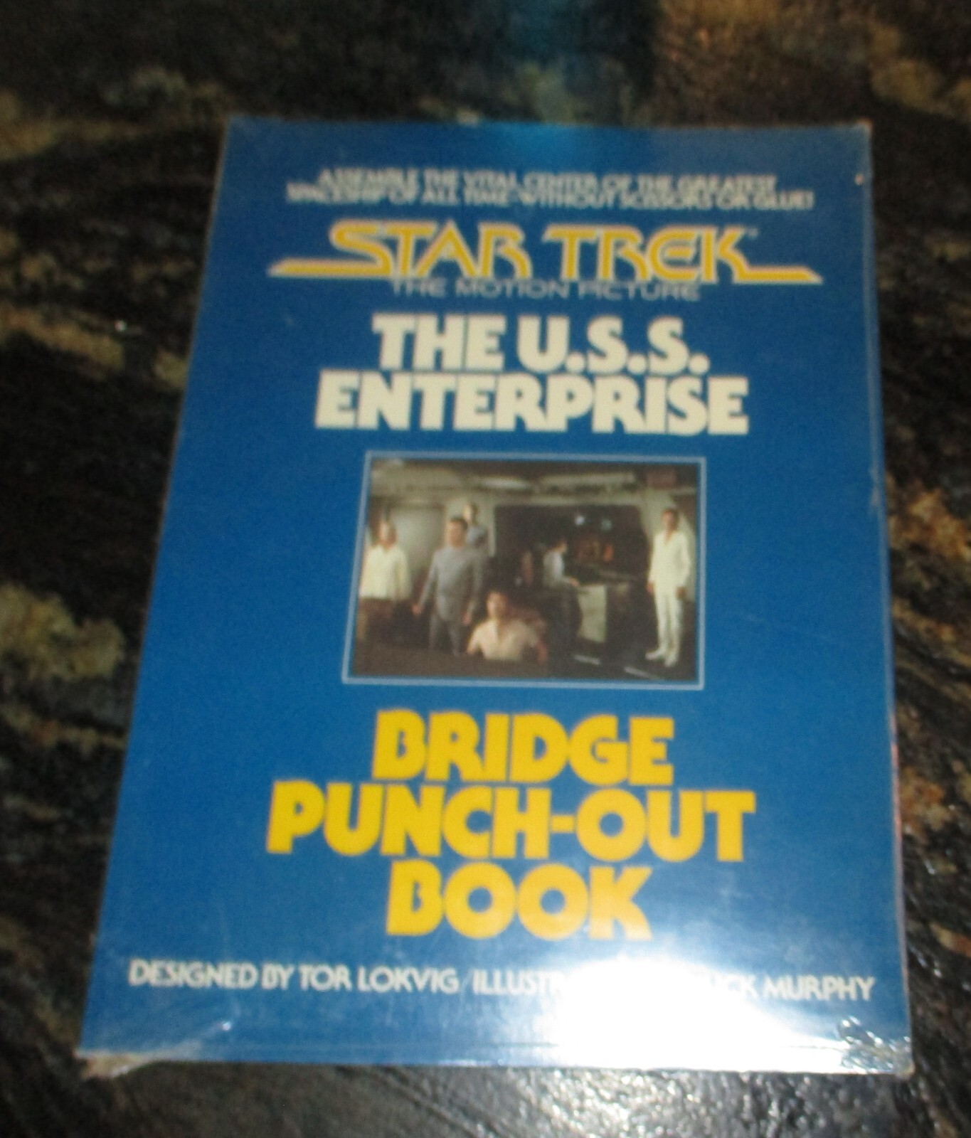 1979 Vintage Unused NIP Star Trek U.S.S. Enterprise Bridge Punch-Out ...