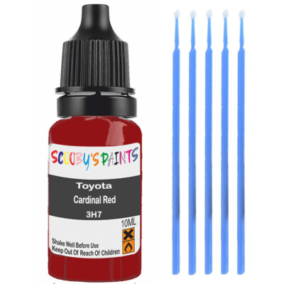 For Toyota Cardinal Red Paint Touch Up Code 3H7 Scratch Stone Chip ...