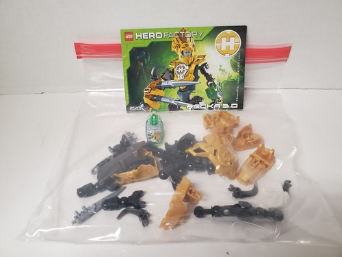 Hero Factory 2143 - ROCKA 3.0 - Complete Lego Bionicle Gold Figure with ...
