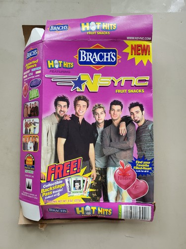 RARE *Nsync Brach's Hot Hits Fruit Snacks Box 2000 | eBay