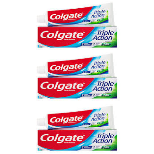 3X Colgate Triple Action Fluoride Toothpaste Original Mint 100ml | eBay