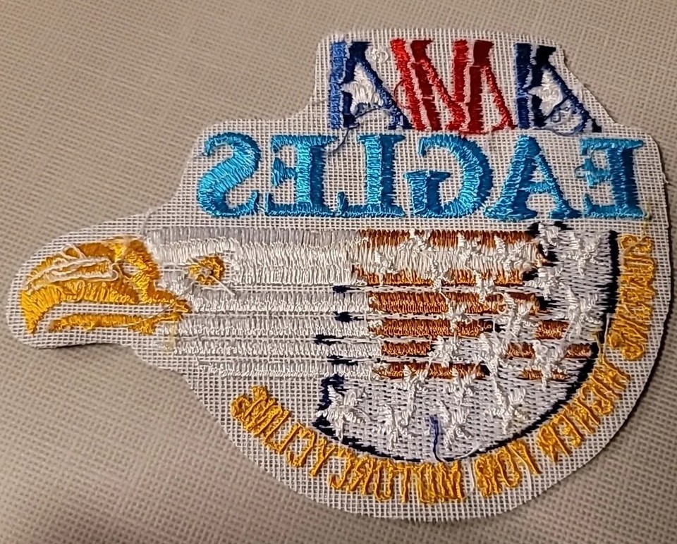 Vintage Eagles Soaring Higher For Motorcycling Patch Embroidered | eBay