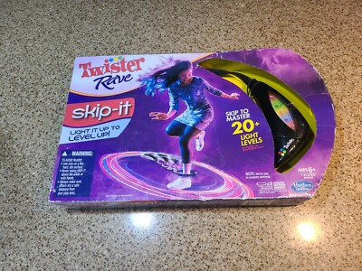 Hasbro 2012 Twister Rave Skip-it Electronic Light Up Level Up Game NIB ...