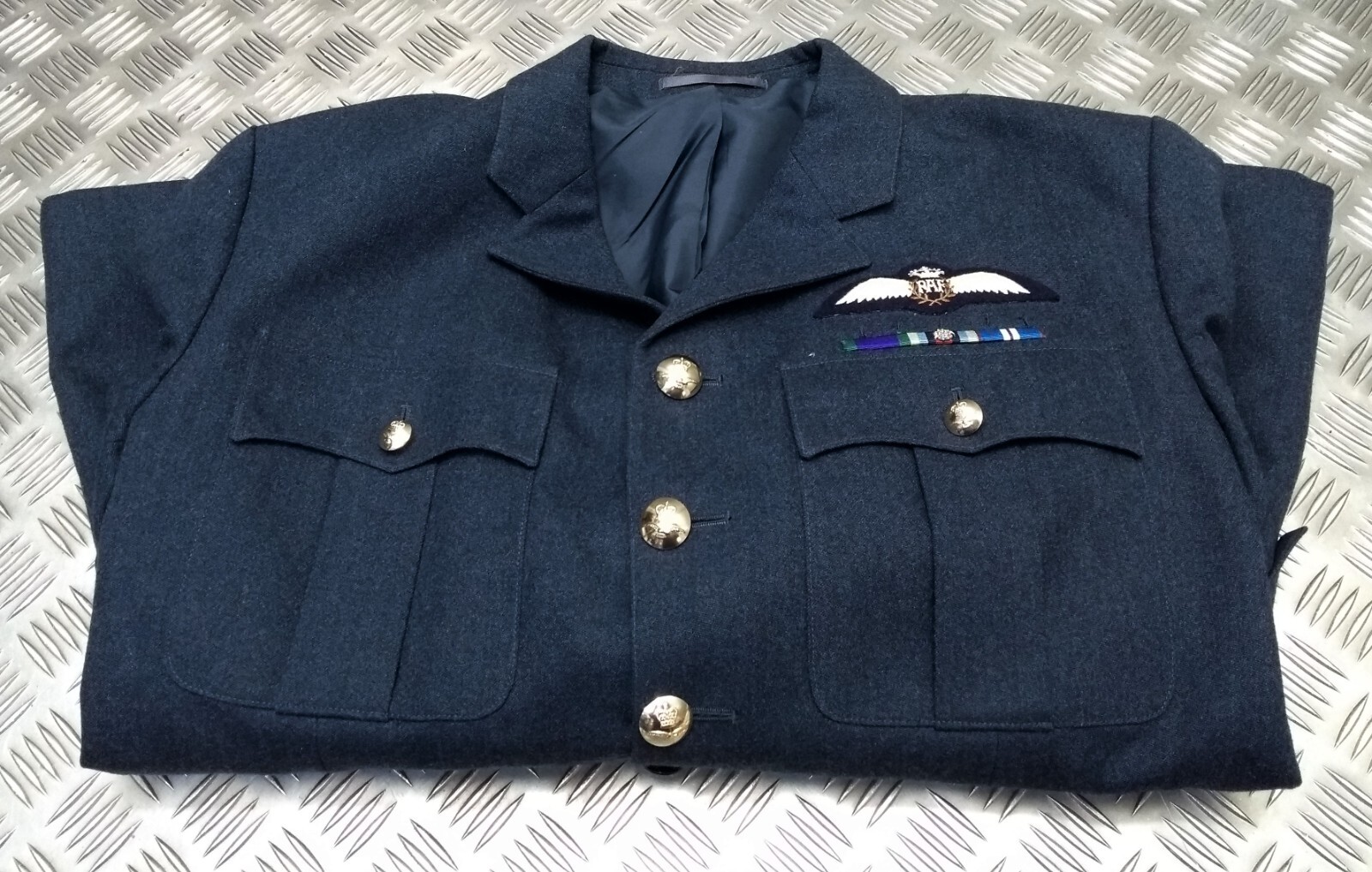 RAF Jacket No1 Dress OA With Squadron Leader Cuff Ribbons Royal Air ...