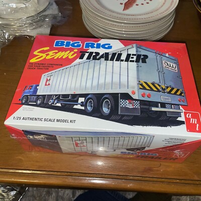 AMT Big Rig Semi Trailer 1:25 Scale Plastic Model Kit AMT 1164/06 | eBay