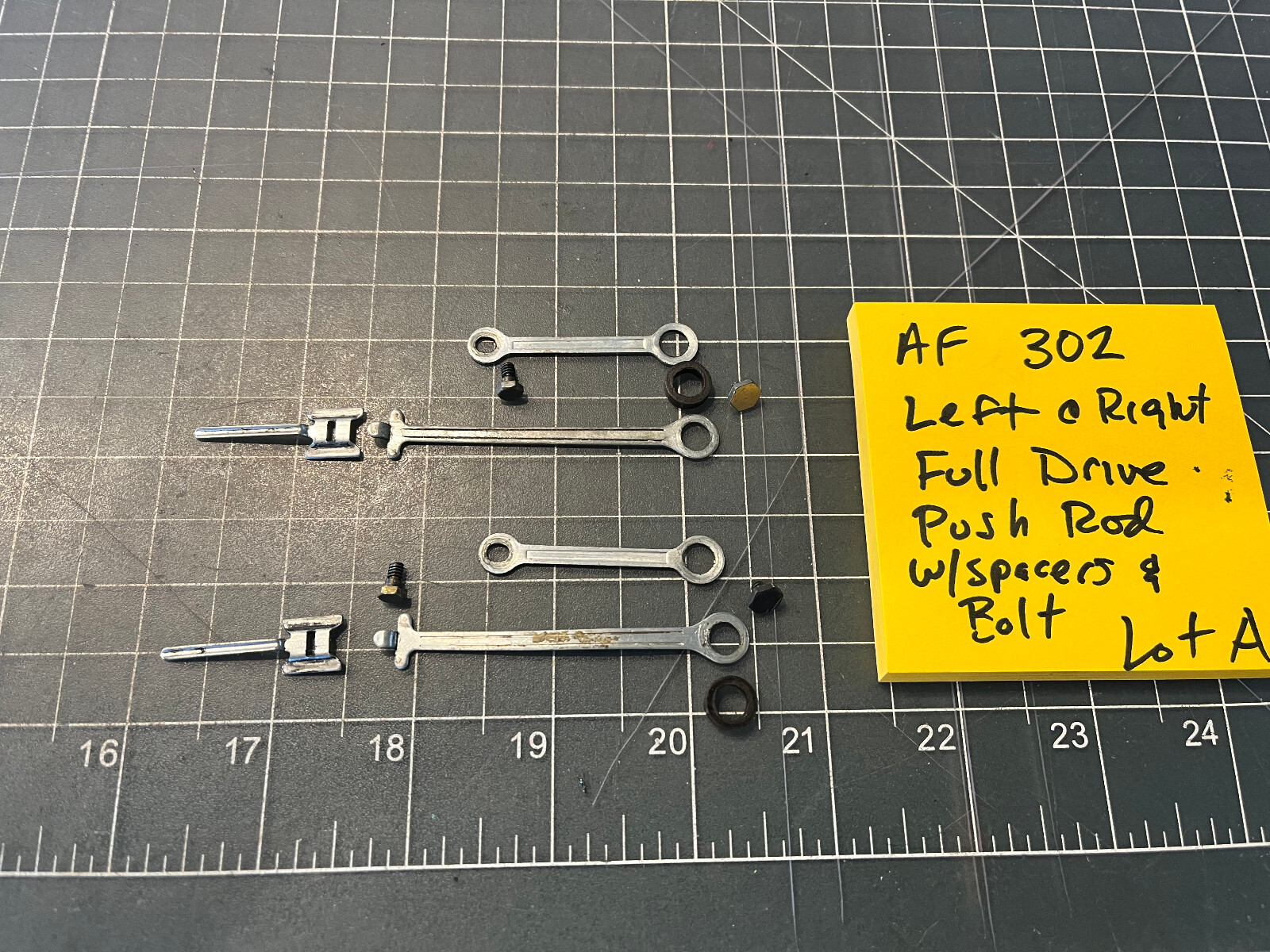 American Flyer S Train 302 301 303 Locomotive LEFT & RIGHT DRIVE RODS ...