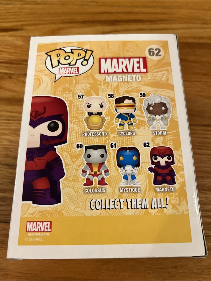 Funko Pop Hot Topic Exclusive Marvel X-Men Metallic Magneto Vinyl ...