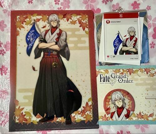 Fgo Salieri Kyomafu Sns Charm Can Badge Mini File Folder | eBay