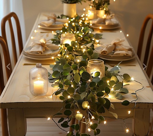 NIB Twinkling Tree Fairy Light Olive Vine Enchant Your Space w/ Remote ...