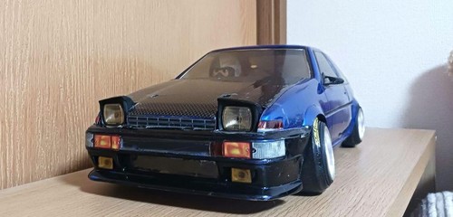 Pandora Rc 1/10 Scale Ae86 Trueno 3-Door Body Clear Unpainted Drift Car ...