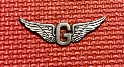 Vintage MILITARY PIN US Army Helicopter Door Gunner Wings Large Pin R5 ...