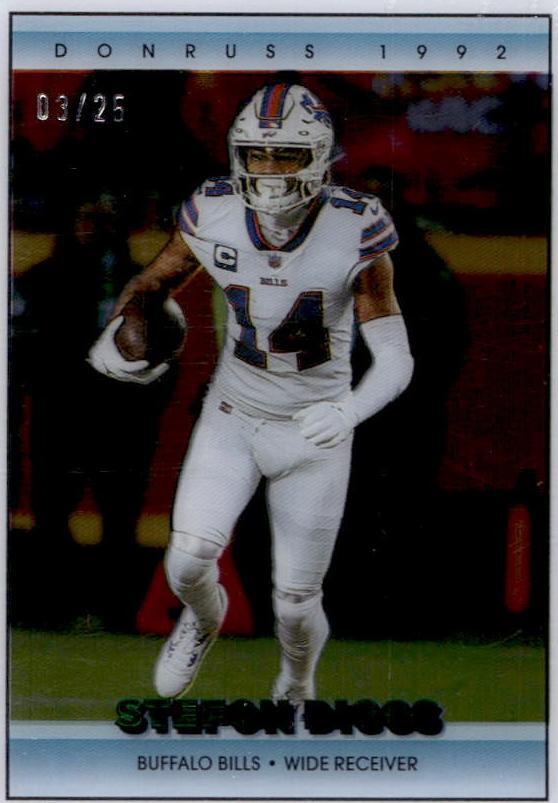 2022 Panini Clearly Donruss - Clearly Retro 1992 Stefon Diggs #92-14 ...