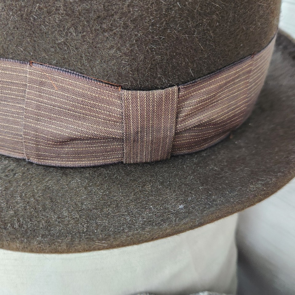 Vintage 50s ROYAL DE LUXE STETSON, Brown 7 hat fedora | eBay