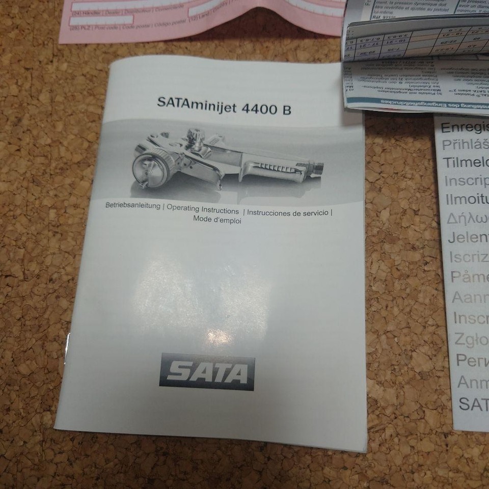 SATAminijet 4400 B HVLP 1.2 SR Spray Gun Auto Paint Airbrush Car ...