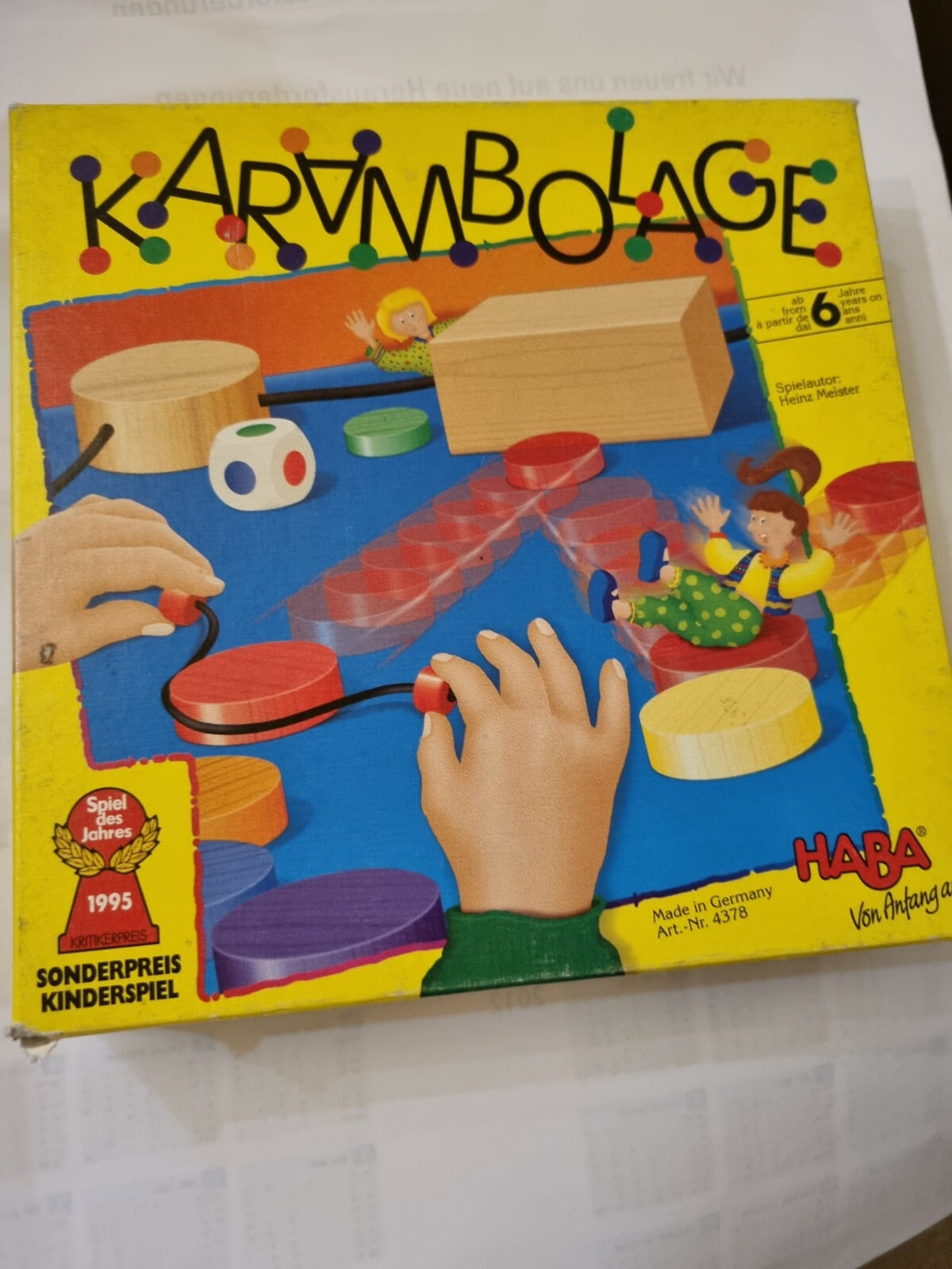 HABA • Karambolage • Brettspiel • Spiel des Jahres 1995 • ab 6 J., 2-4 ...