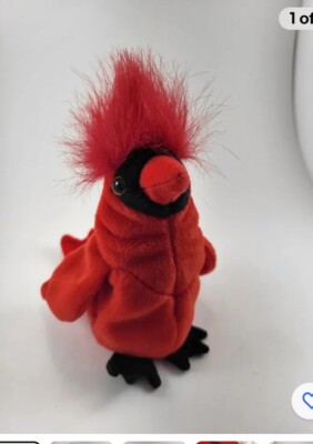 Ty Beanie Babies Mac The Cardinal Plush Toy 8421042258| eBay