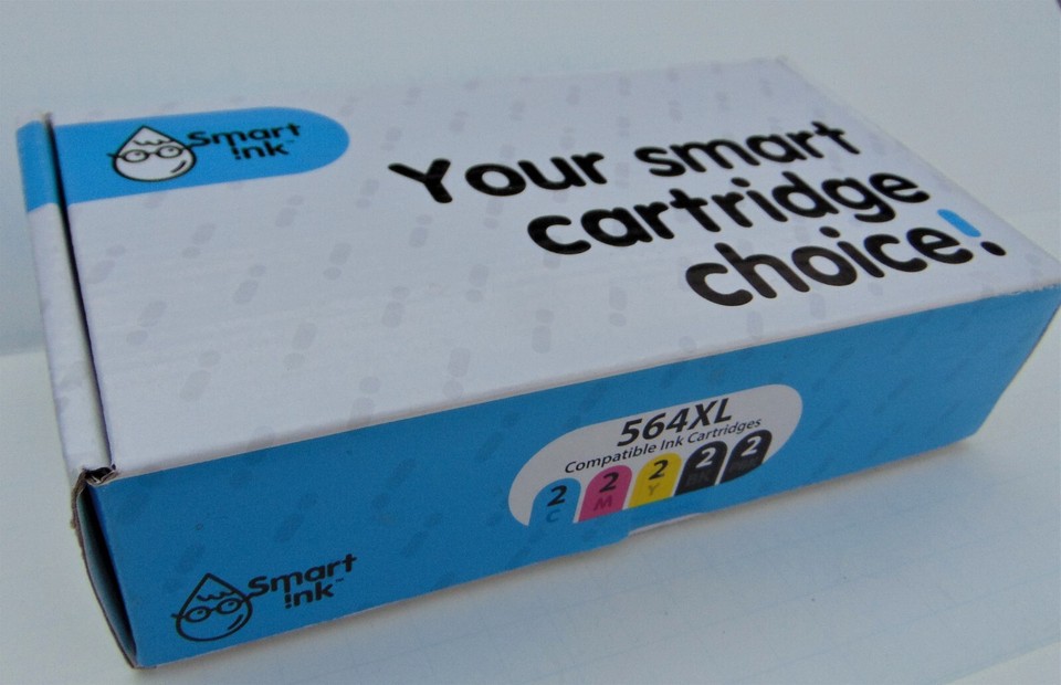 LOT OF 12 SMART INK COMPATIBLE INK CARTRIDGES 564XL CYAN,MAGENTA,YELLOW ...