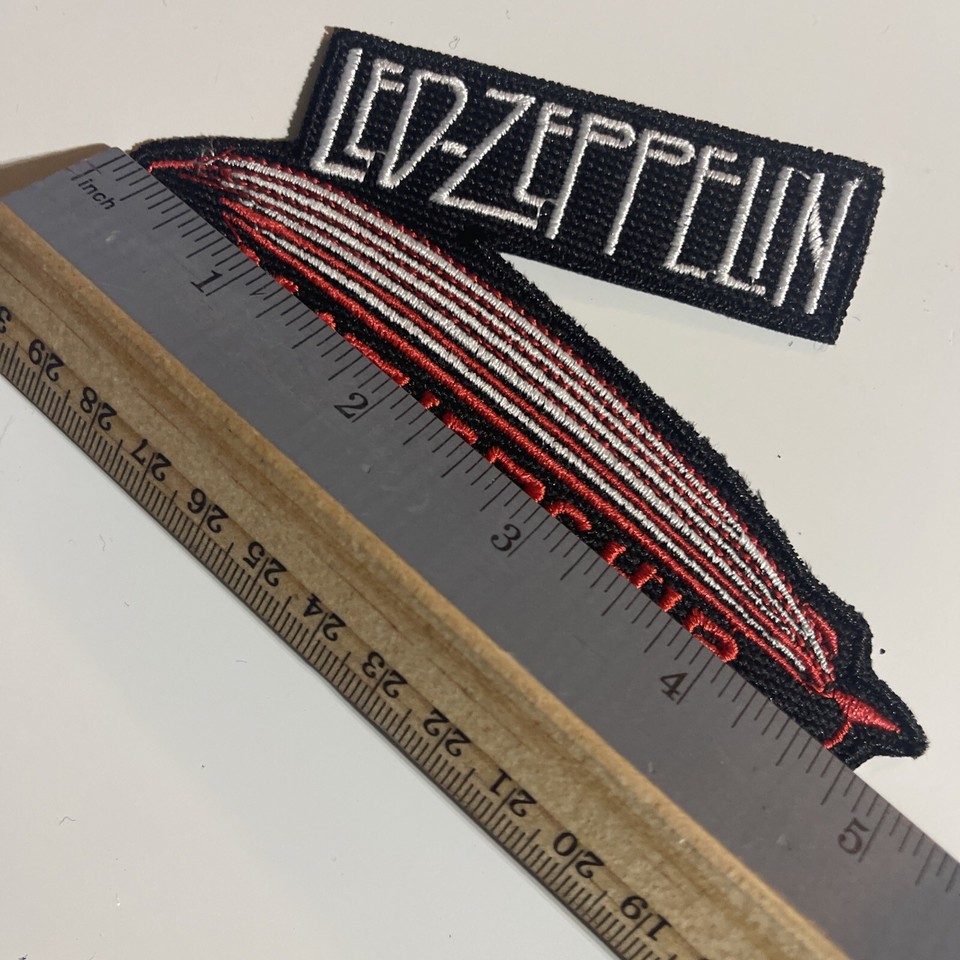 Led Zeppelin Mothership Logo Patch: High Quality Embroidery, Iron On, 5 ...